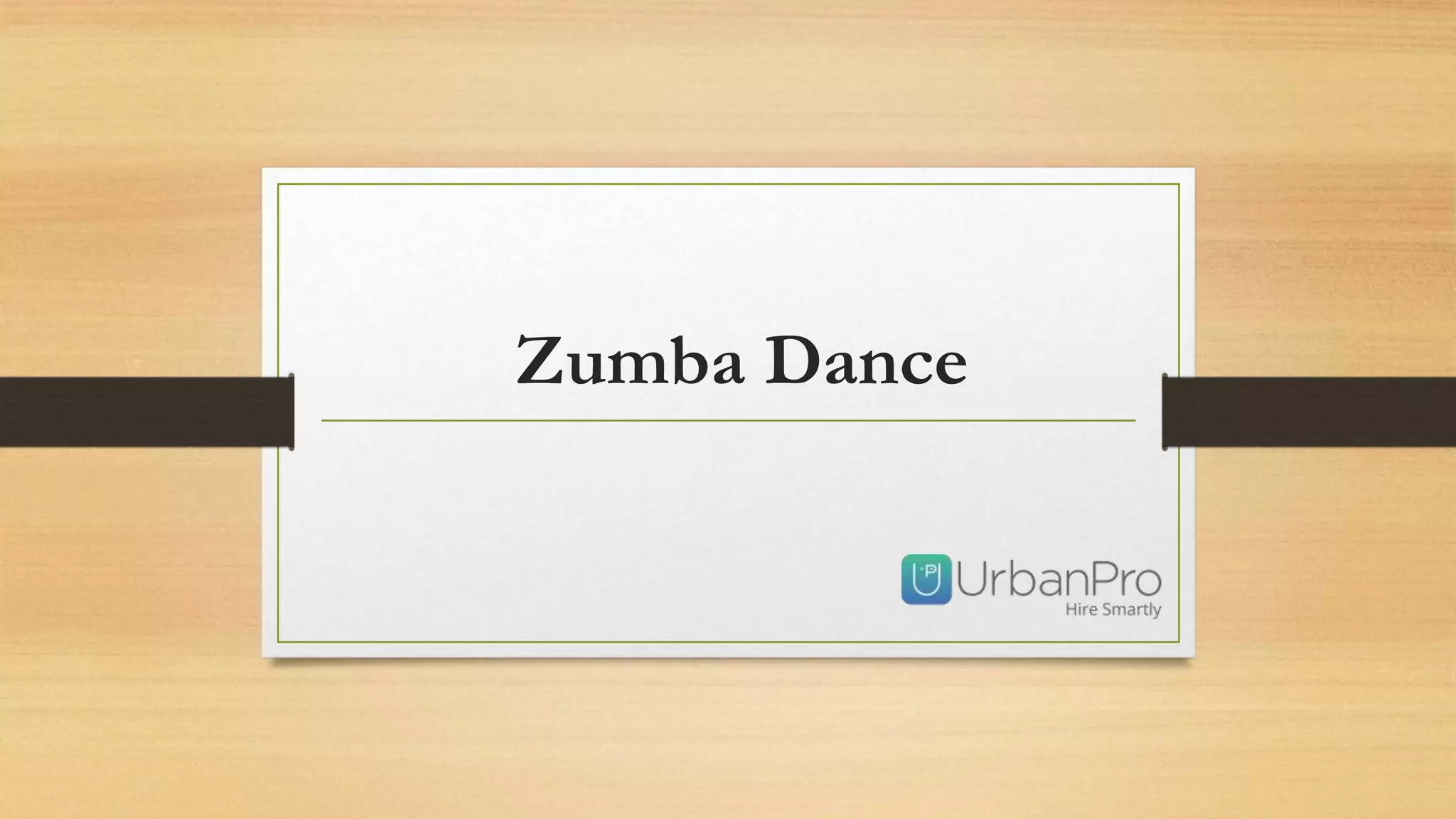 Zumba dance | PPTX