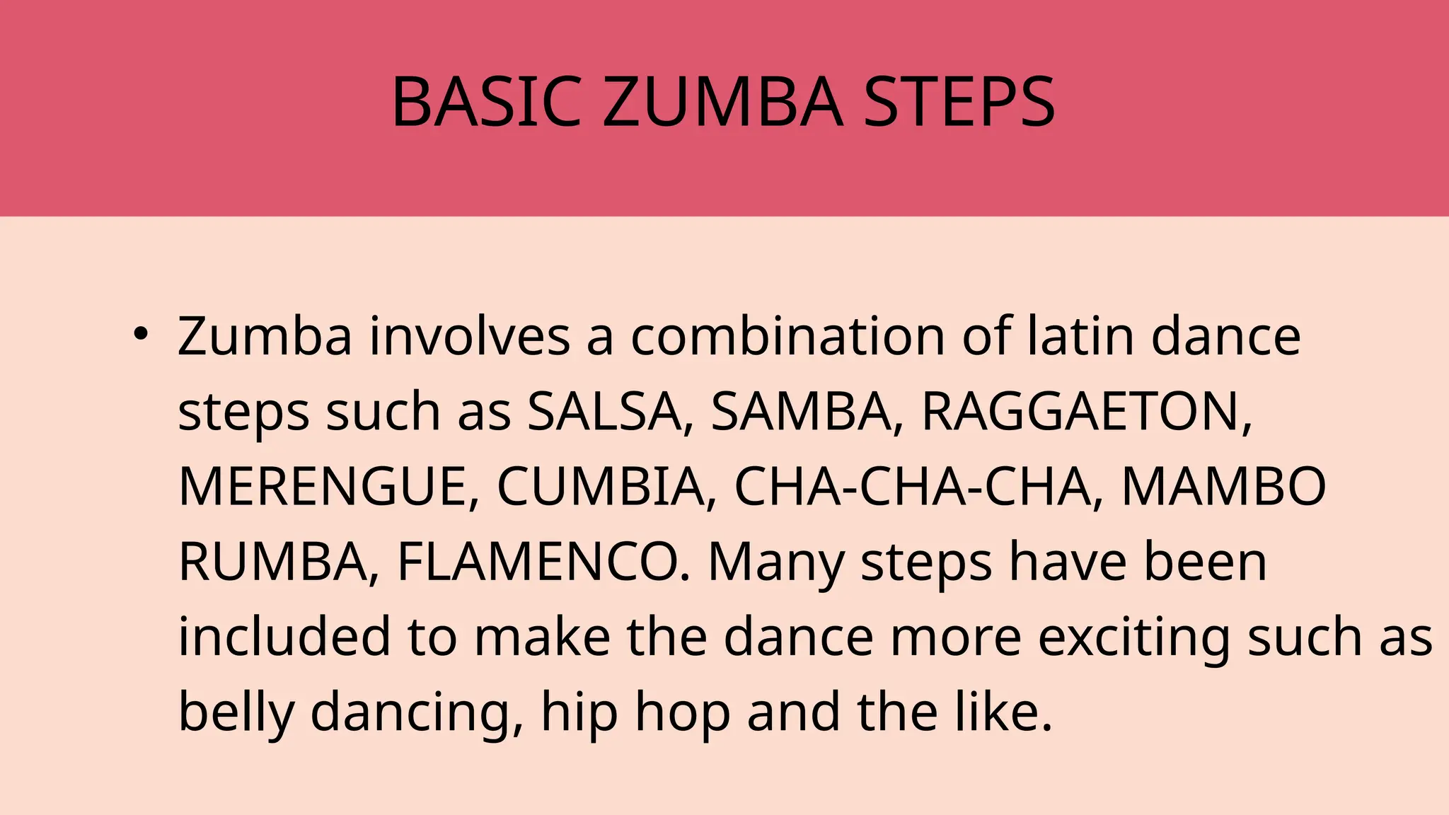 Zumba Dance. outdoor recreational activitypptx | PPT