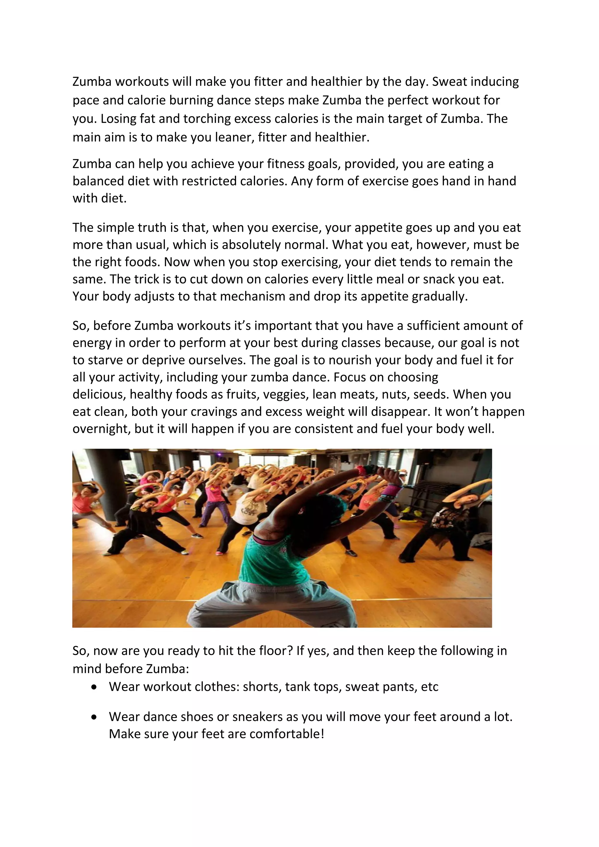 Zumba workout | PDF