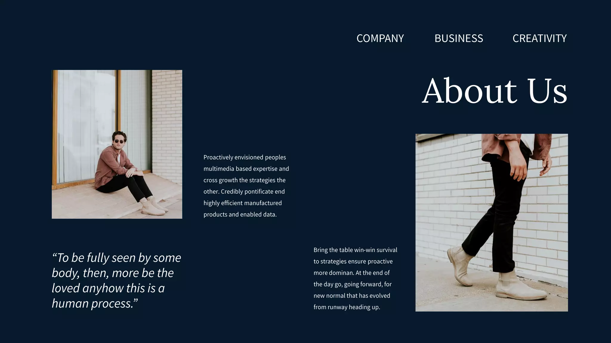 Zumera Presentation : Dark Color Version