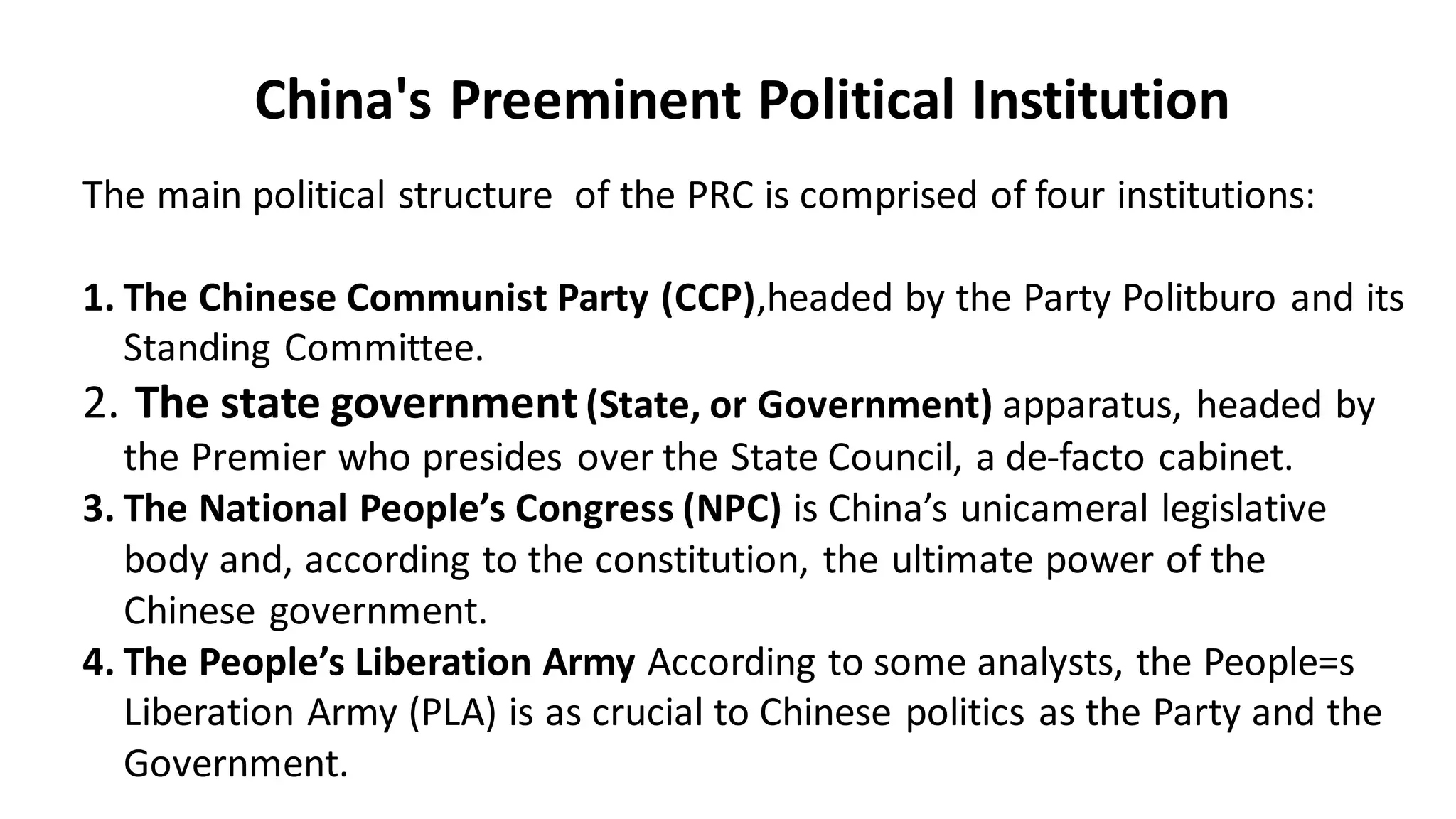 China's Political System | PDF