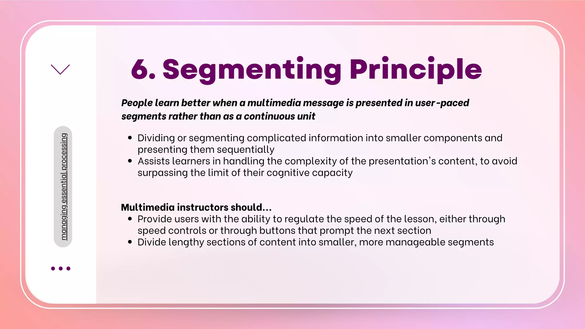 12 Principles of Multimedia Design | PDF