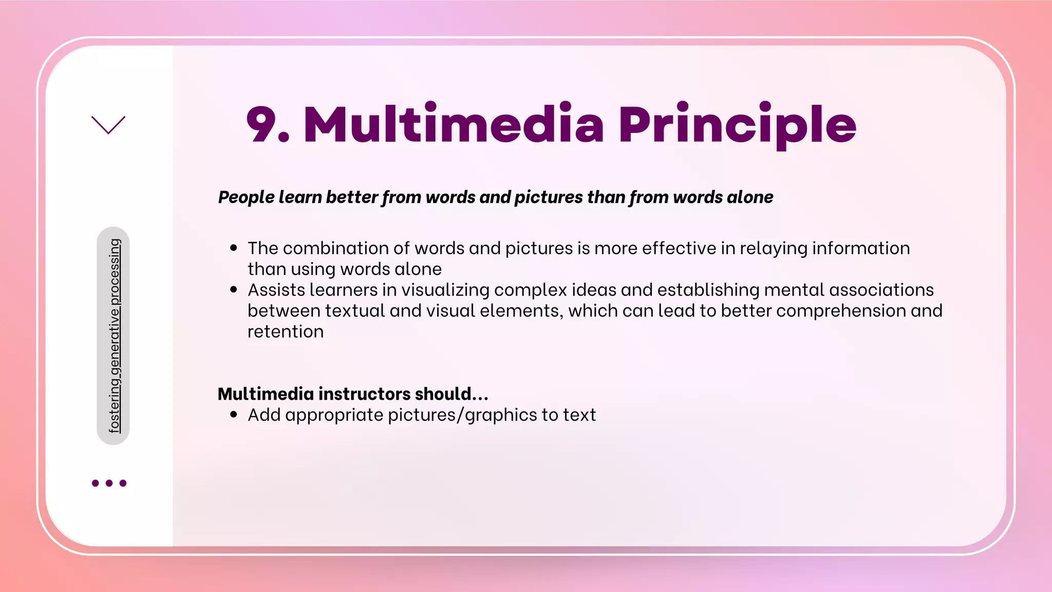 12 Principles of Multimedia Design | PDF