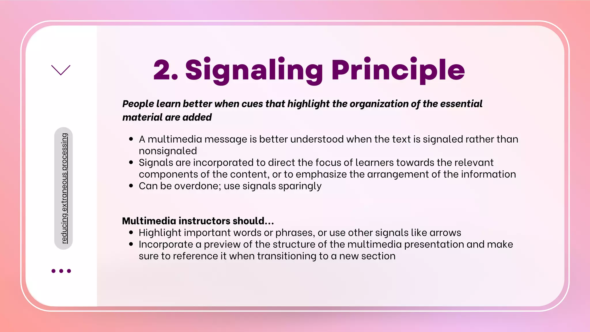 12 Principles of Multimedia Design | PDF