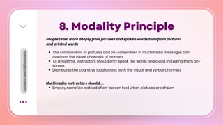 12 Principles of Multimedia Design | PDF