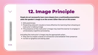 12 Principles of Multimedia Design | PDF