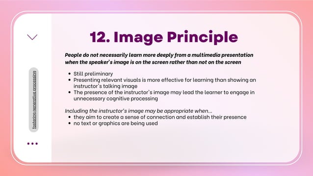 12 Principles of Multimedia Design | PDF