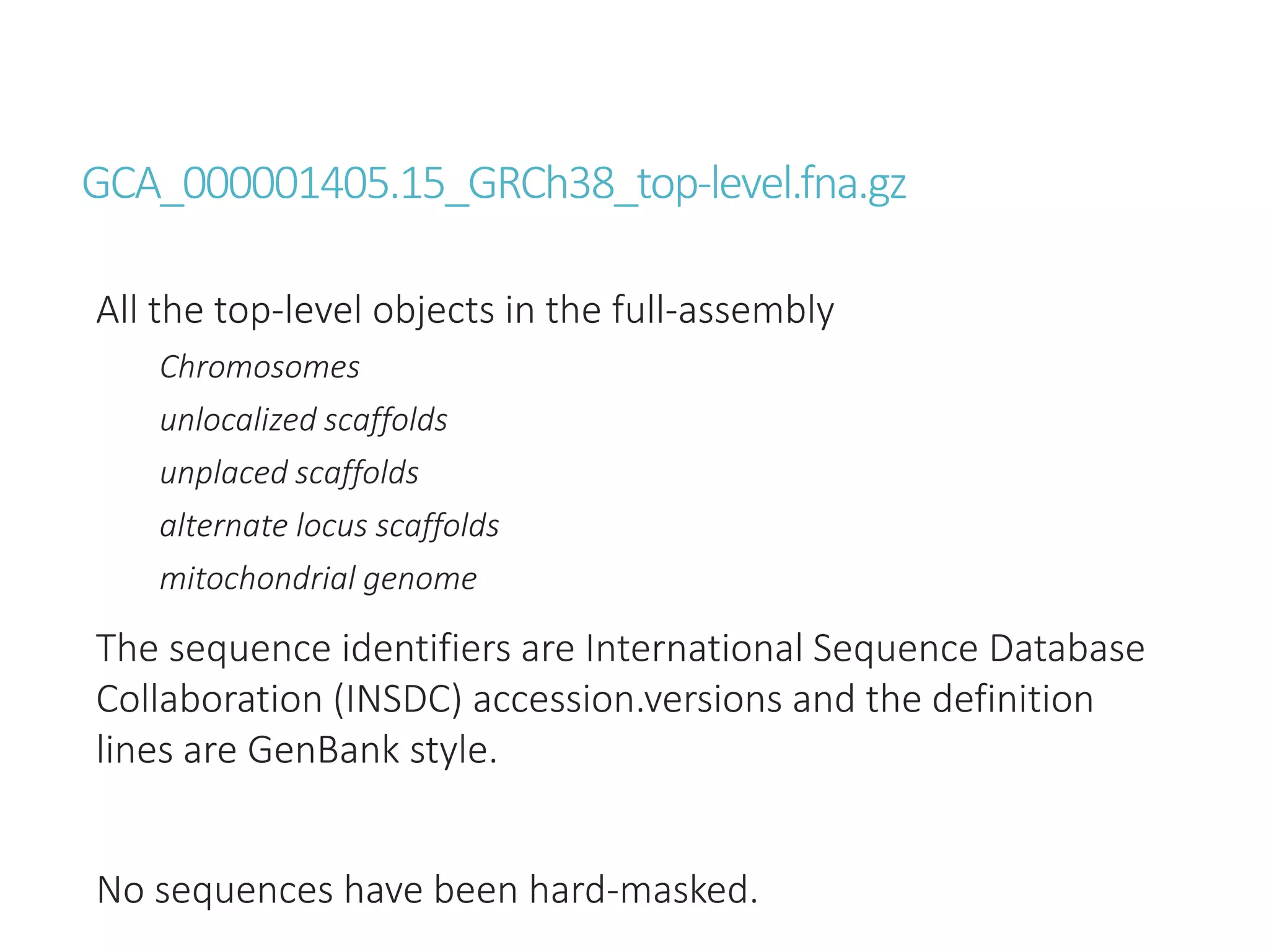 hg19 (GRCh37) vs. hg38 (GRCh38) | PPTX