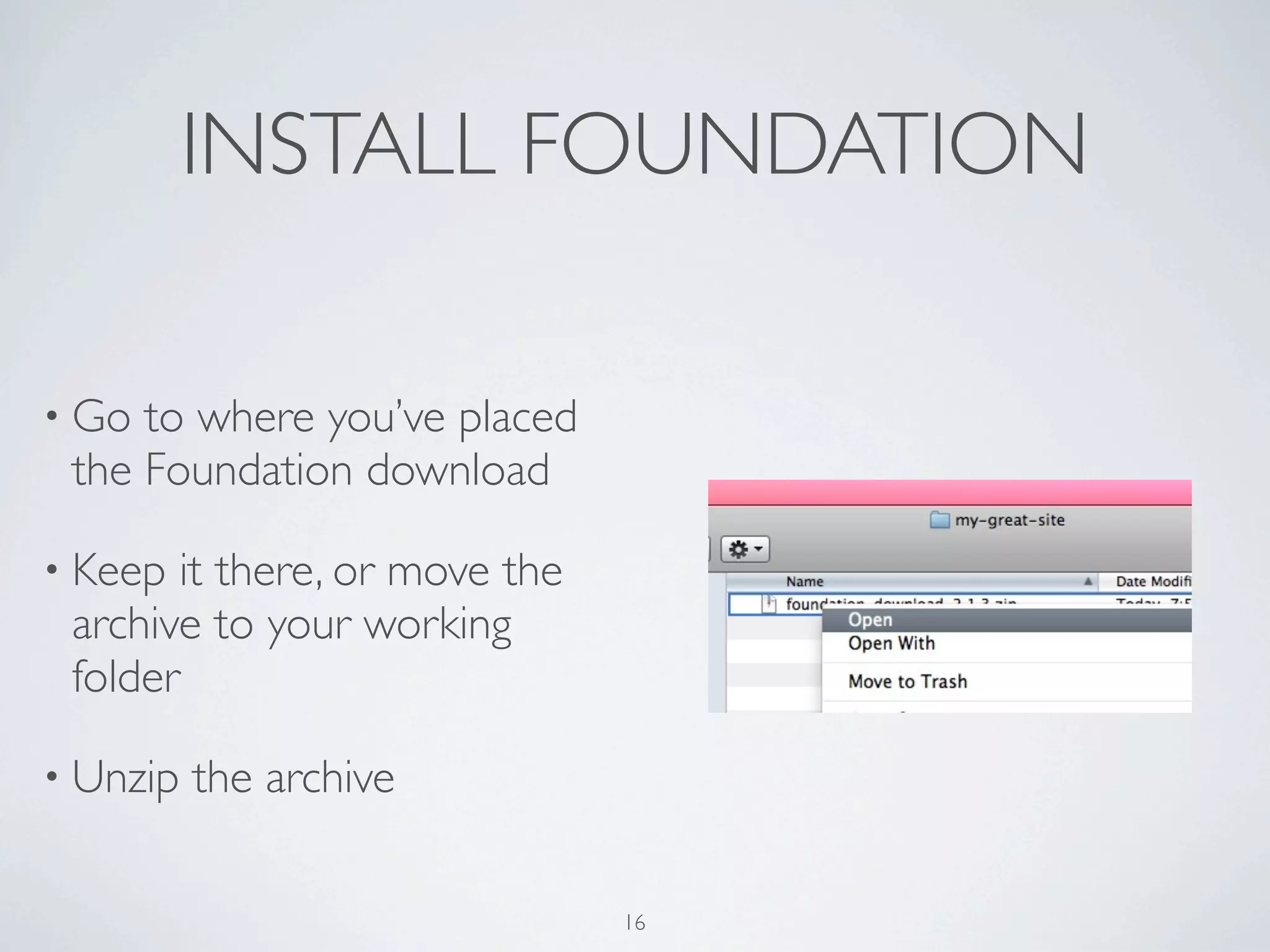 Getting Started With Css Frameworks Using Zurb Foundation Ppt Free Download