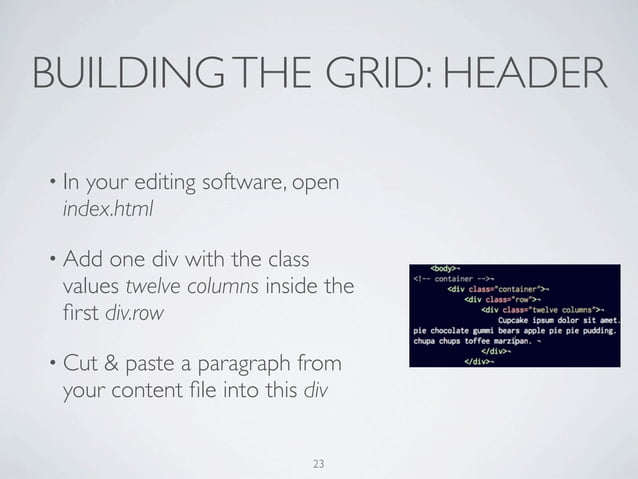 Getting Started With Css Frameworks Using Zurb Foundation Ppt