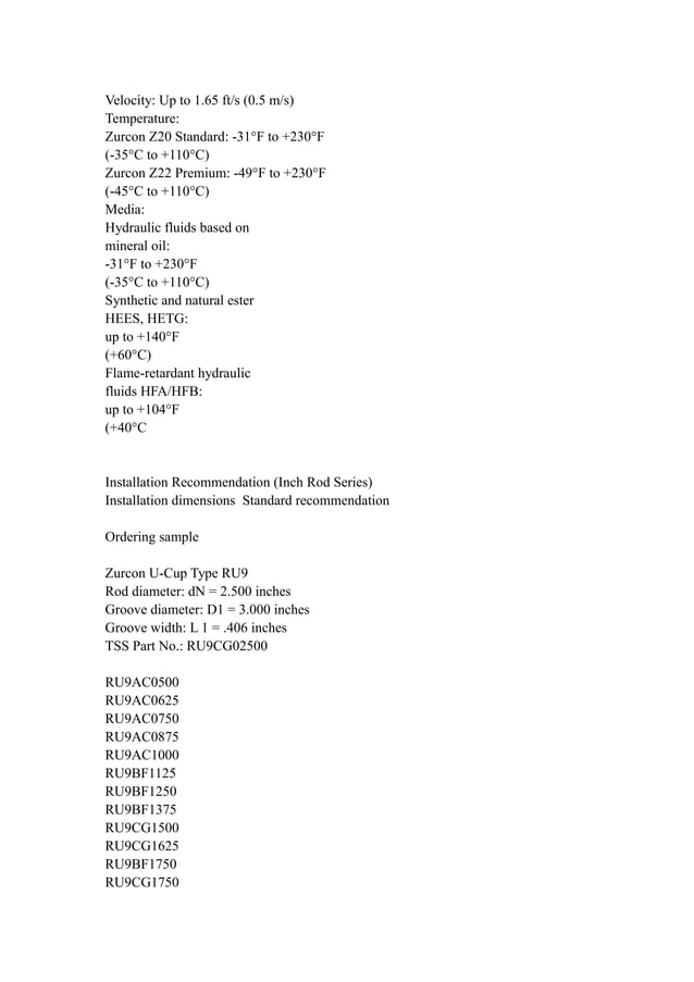 Zurcon u cup ru9 | PDF