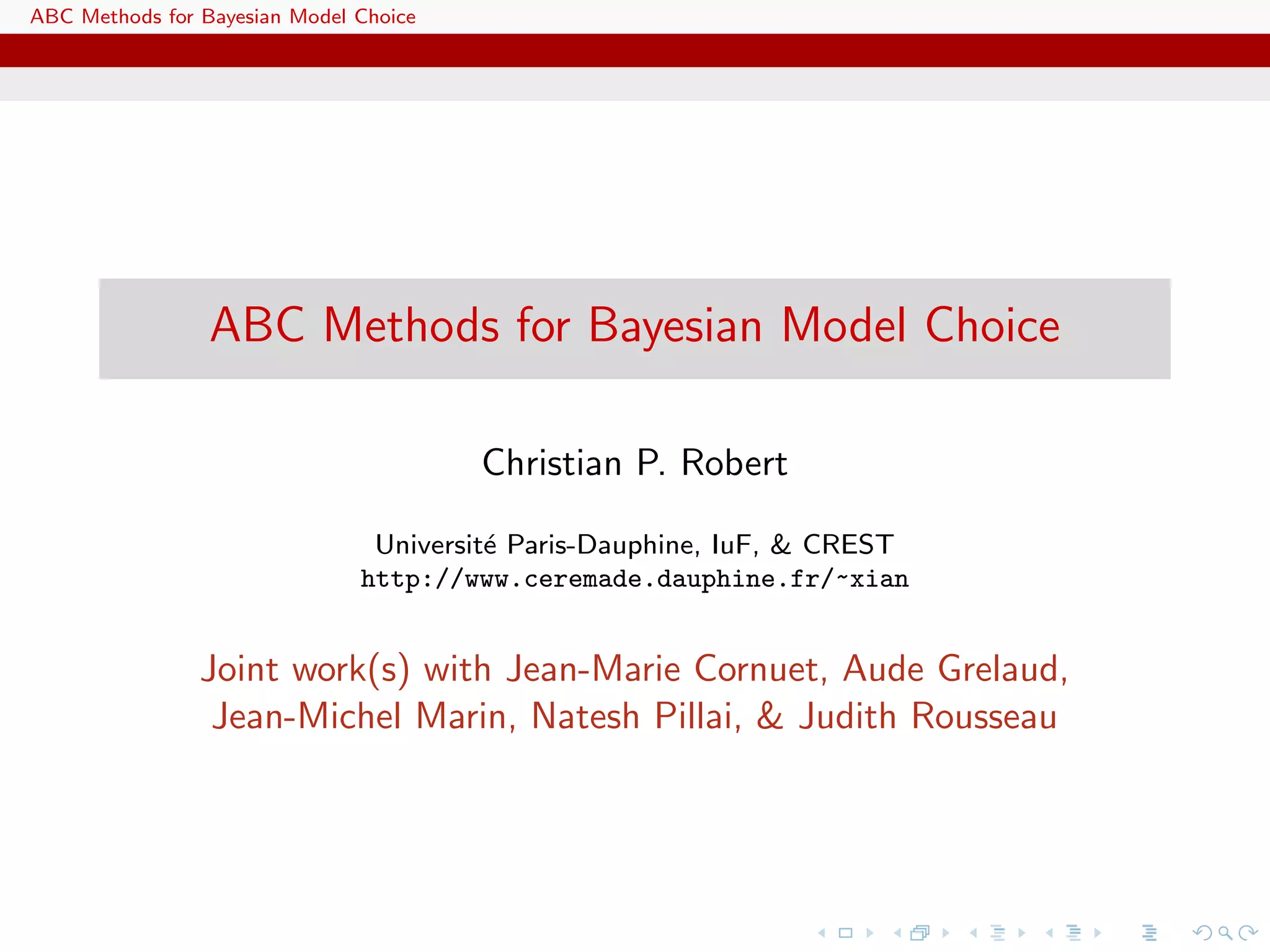 ABC model choice | PDF | Television | Entertainment