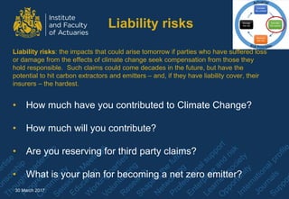 Climate change risk: an actuarial approach | PPTX