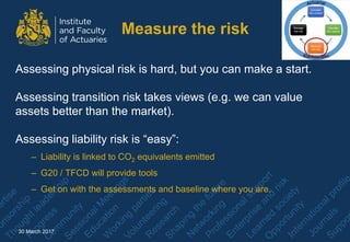 Climate change risk: an actuarial approach | PPTX