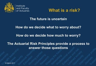 Climate change risk: an actuarial approach | PPTX
