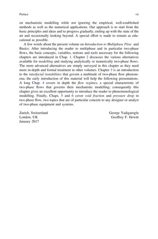 (Zurich lectures on multiphase flow) Hewitt, Geoffrey Frederick ...