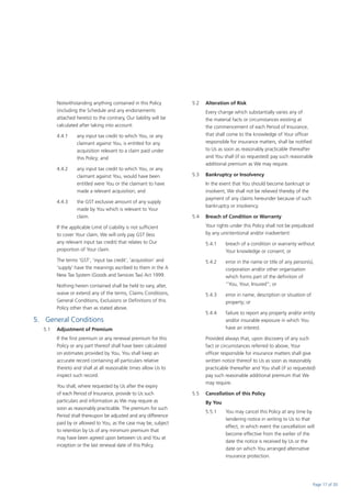 Zurich Liability PDS (Product Disclosure Statement / Policy Wording) | PDF