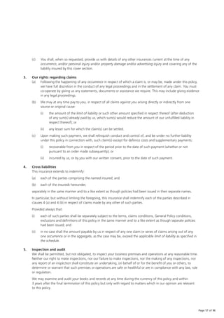 Zurich Insurance Business Pack PDS | PDF