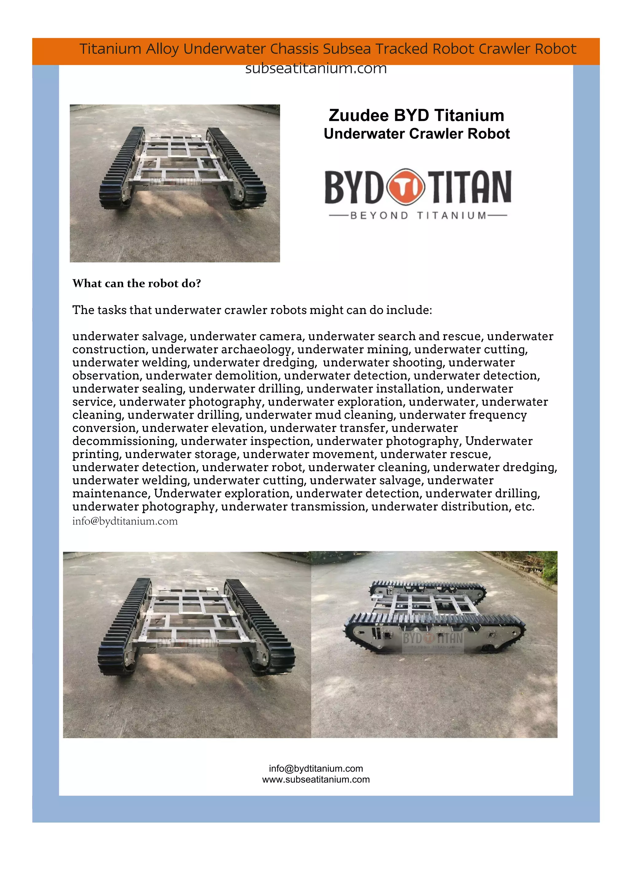 Zuudee BYD Titanium custom-made products brochure for subsea and offshore industry.pdf