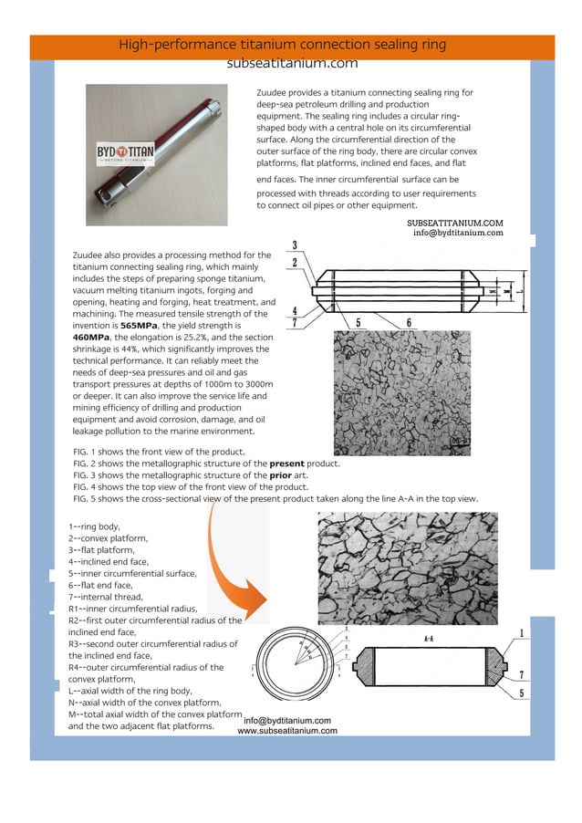 Zuudee BYD Titanium custom-made products brochure for subsea and offshore industry.pdf