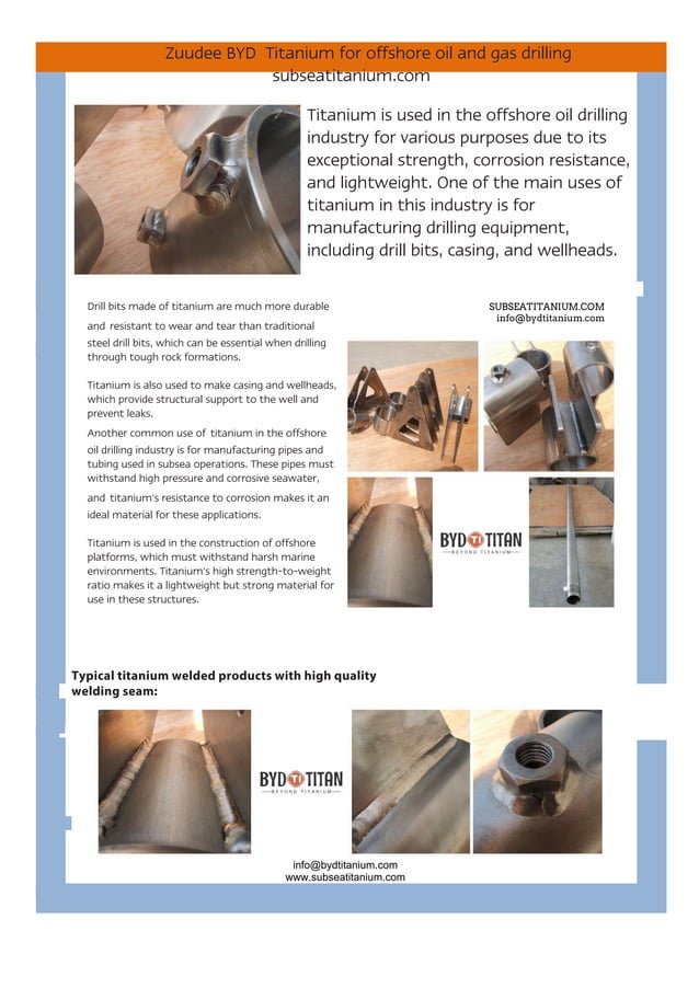 Zuudee BYD Titanium custom-made products brochure for subsea and offshore industry.pdf