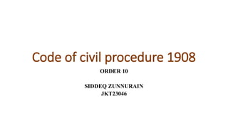 zuuuuu Code of civil procedure 1908.pptx