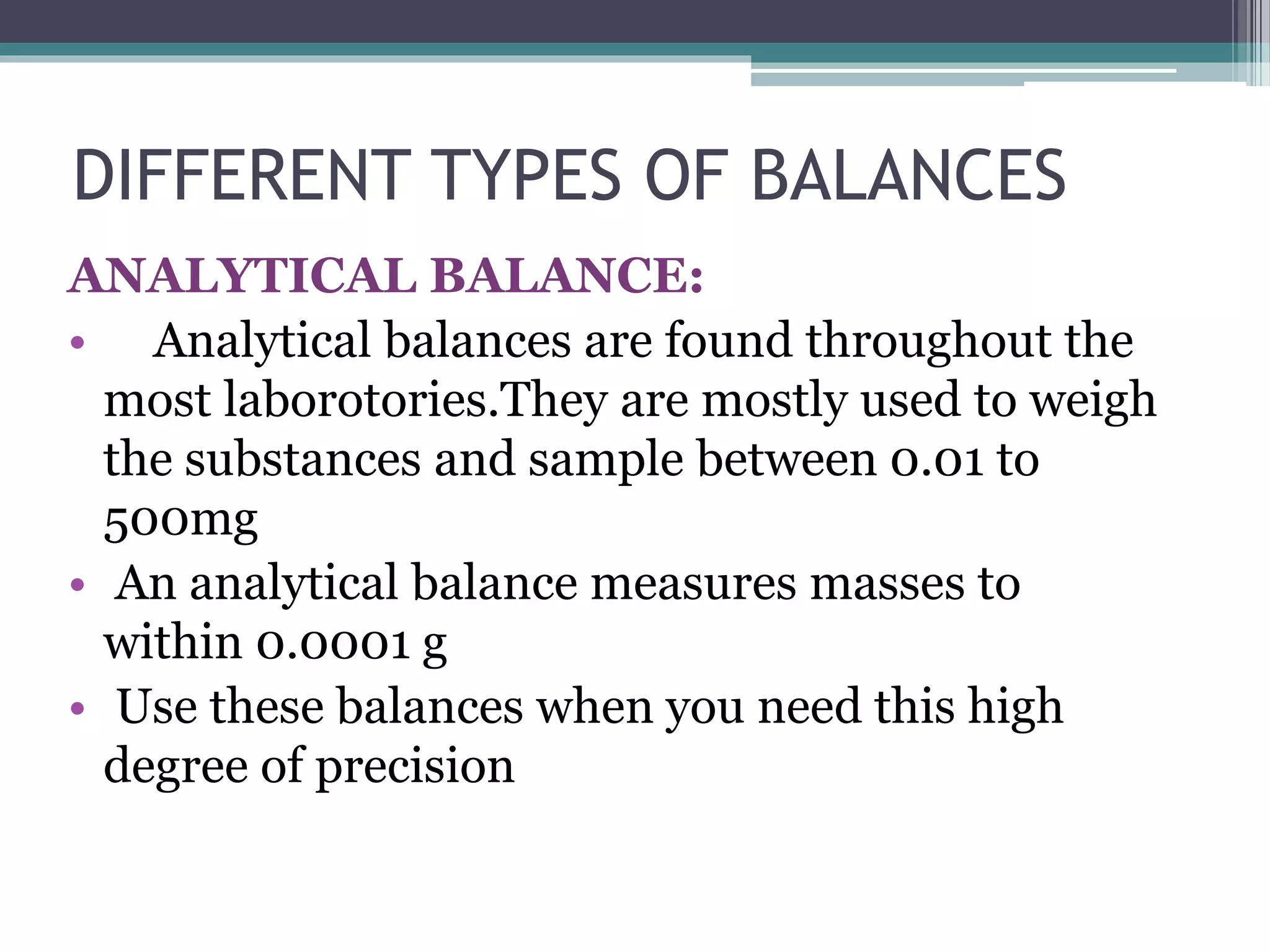 Weighing balance | PPTX