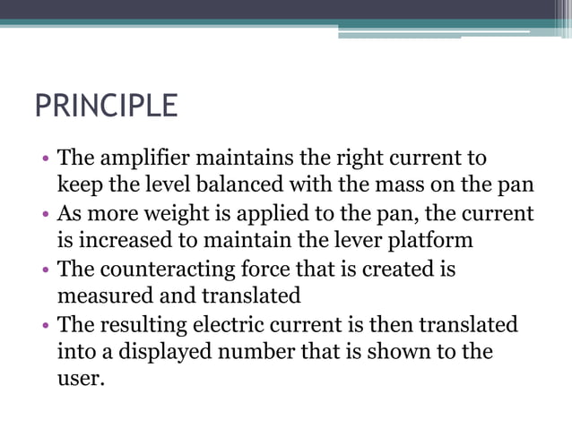 Weighing balance | PPTX