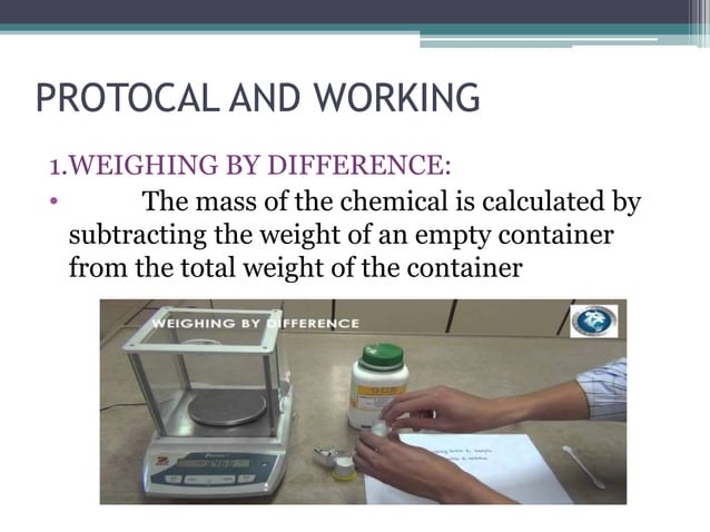 Weighing balance | PPTX