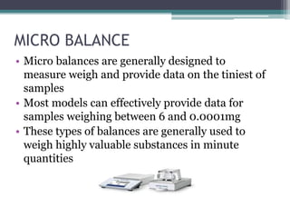 Weighing balance | PPTX