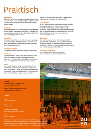 Brochure Business Studies - Zuyd Hogeschool | PDF