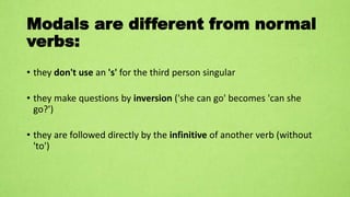 Modal verbs | PPTX