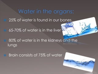 Water in human body by Group2 | PPTX