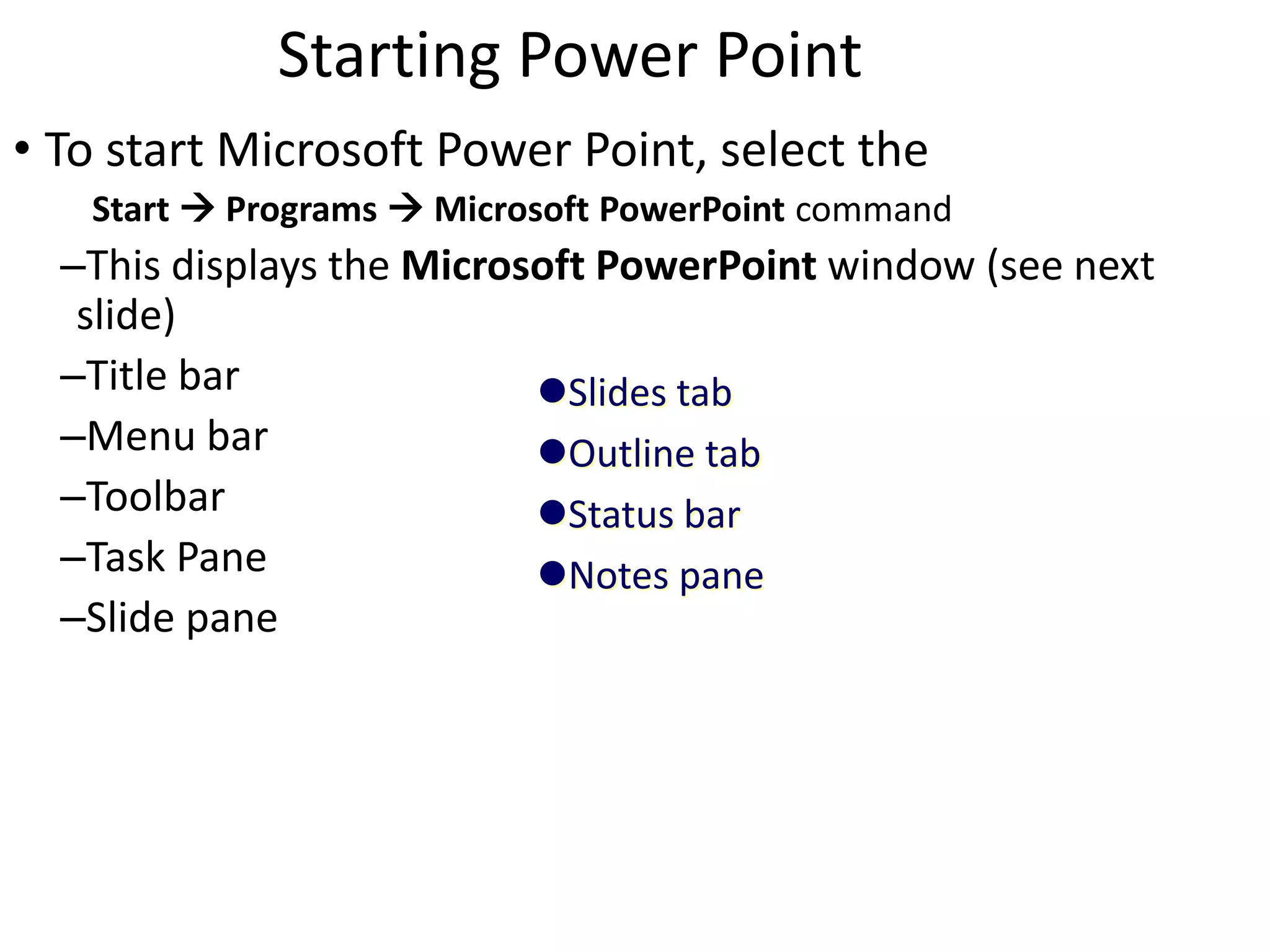 Introduction to Microsoft Powerpoint 2003 | PPTX