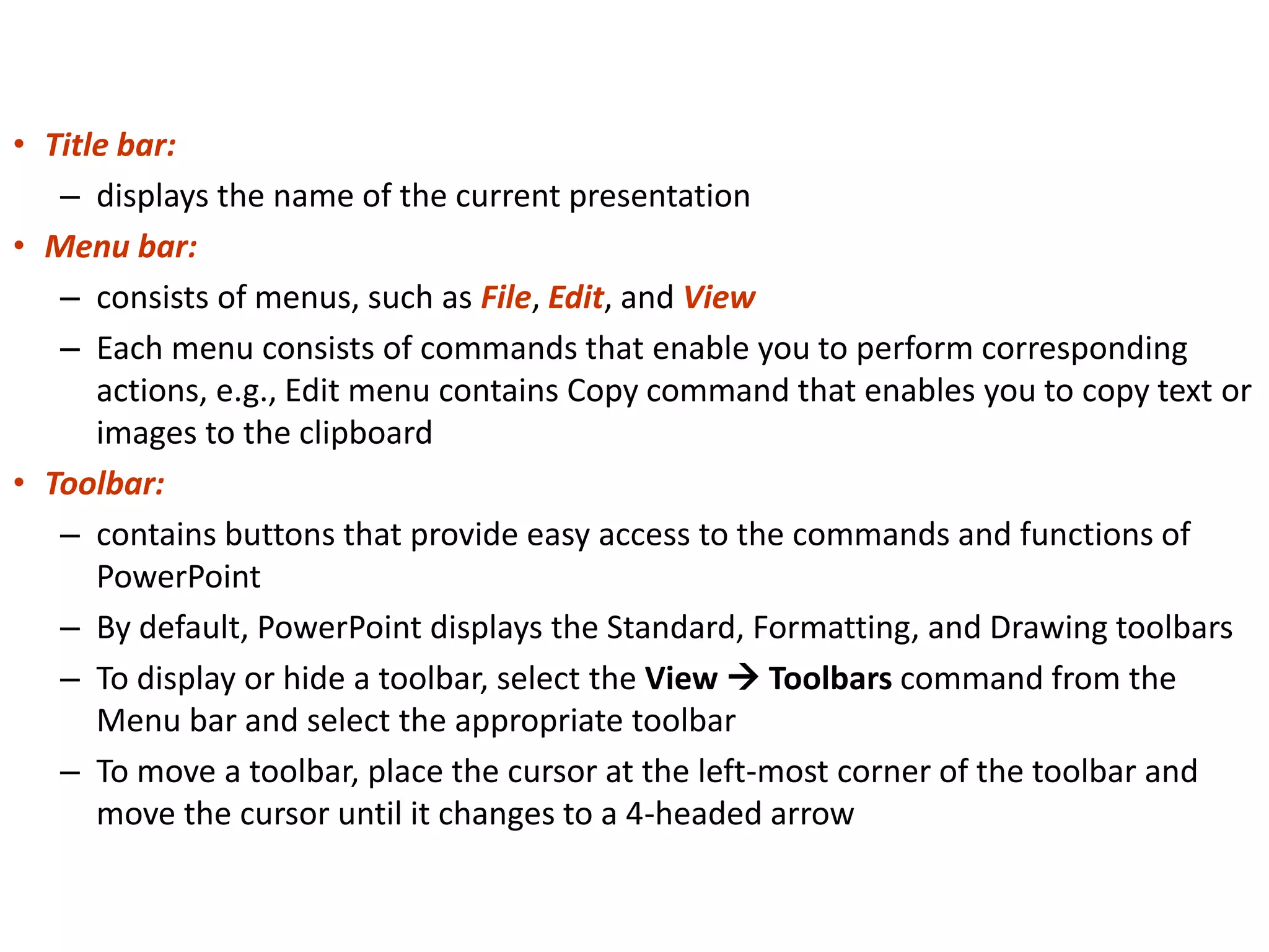 Introduction to Microsoft Powerpoint 2003 | PPTX