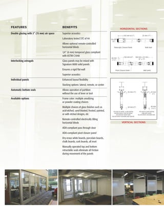 Moderco Crystal Glass Walls - 44 STC | PDF