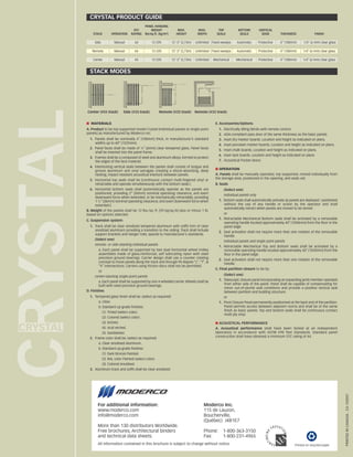 Moderco Crystal Glass Walls - 44 STC | PDF