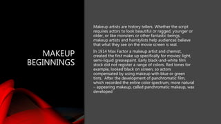 Character makeup final | PPT