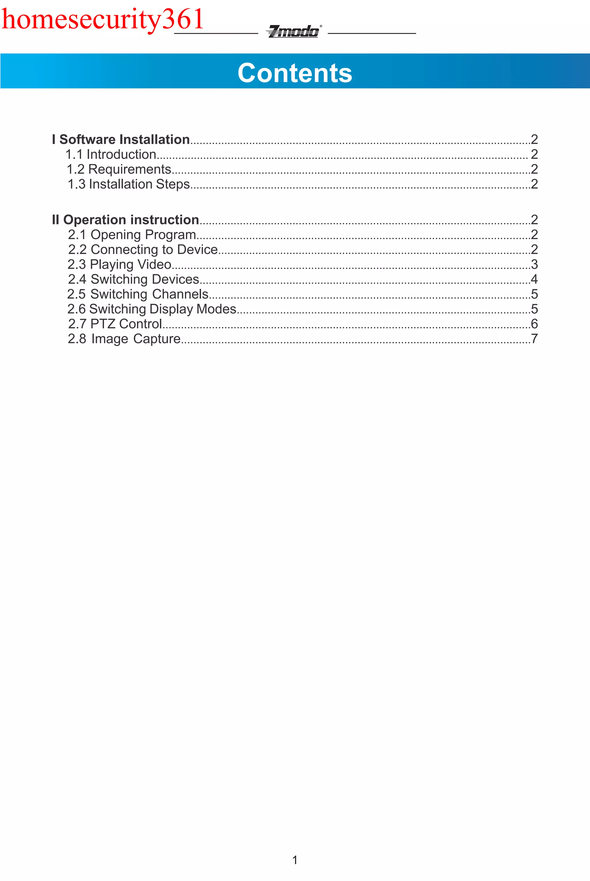 Zmodo User Manual -Zviewer for android | PDF