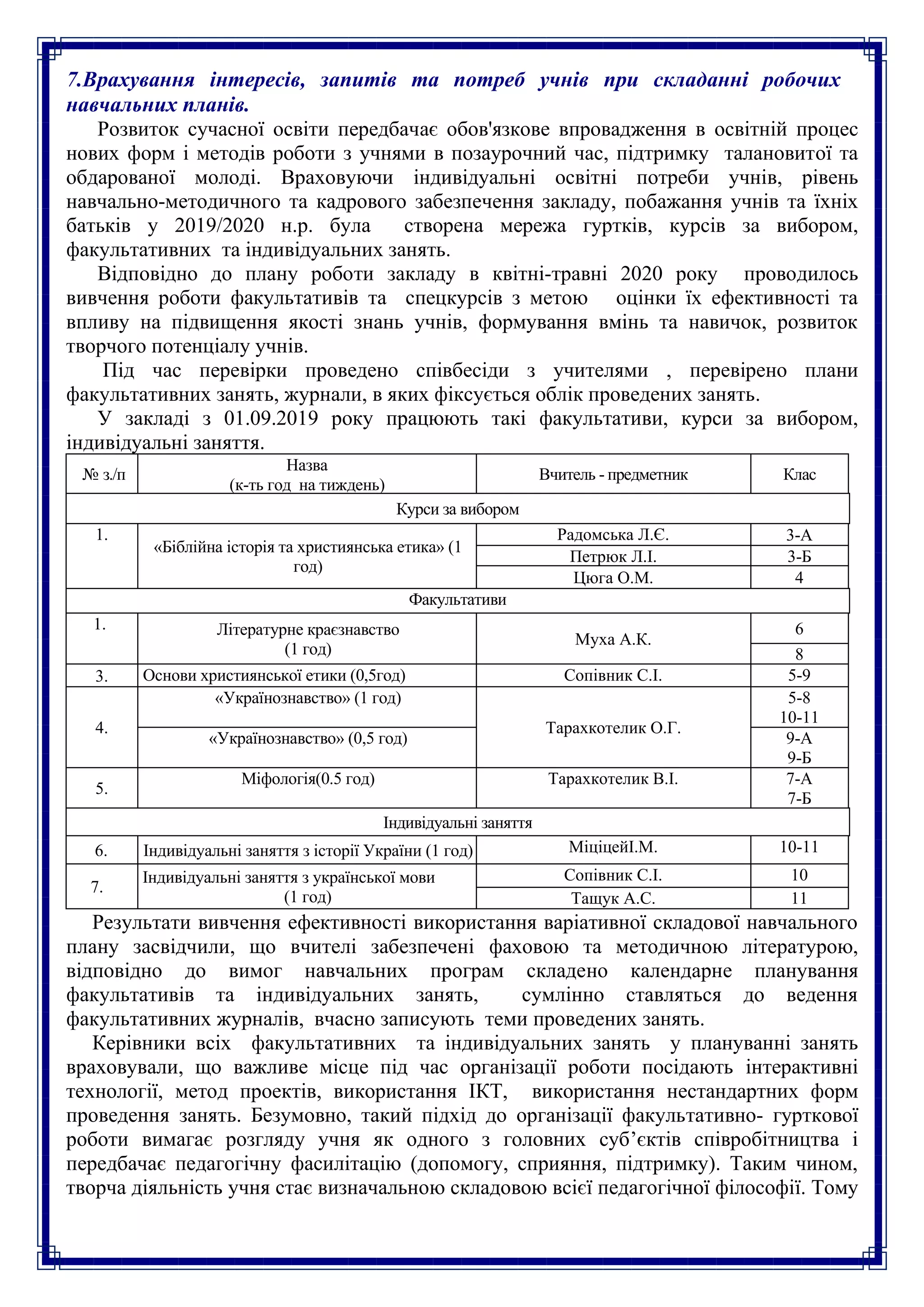 Zvit 2019 2020 | PDF