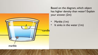 LOWER FORM KBSM Science Density and Calculation | PPT