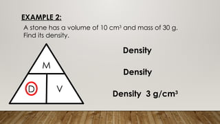 LOWER FORM KBSM Science Density and Calculation | PPT