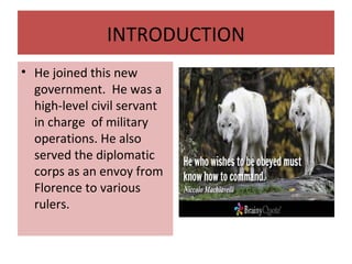 Topic 11 - Machiavelli | PPT