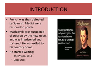 Topic 11 - Machiavelli | PPT