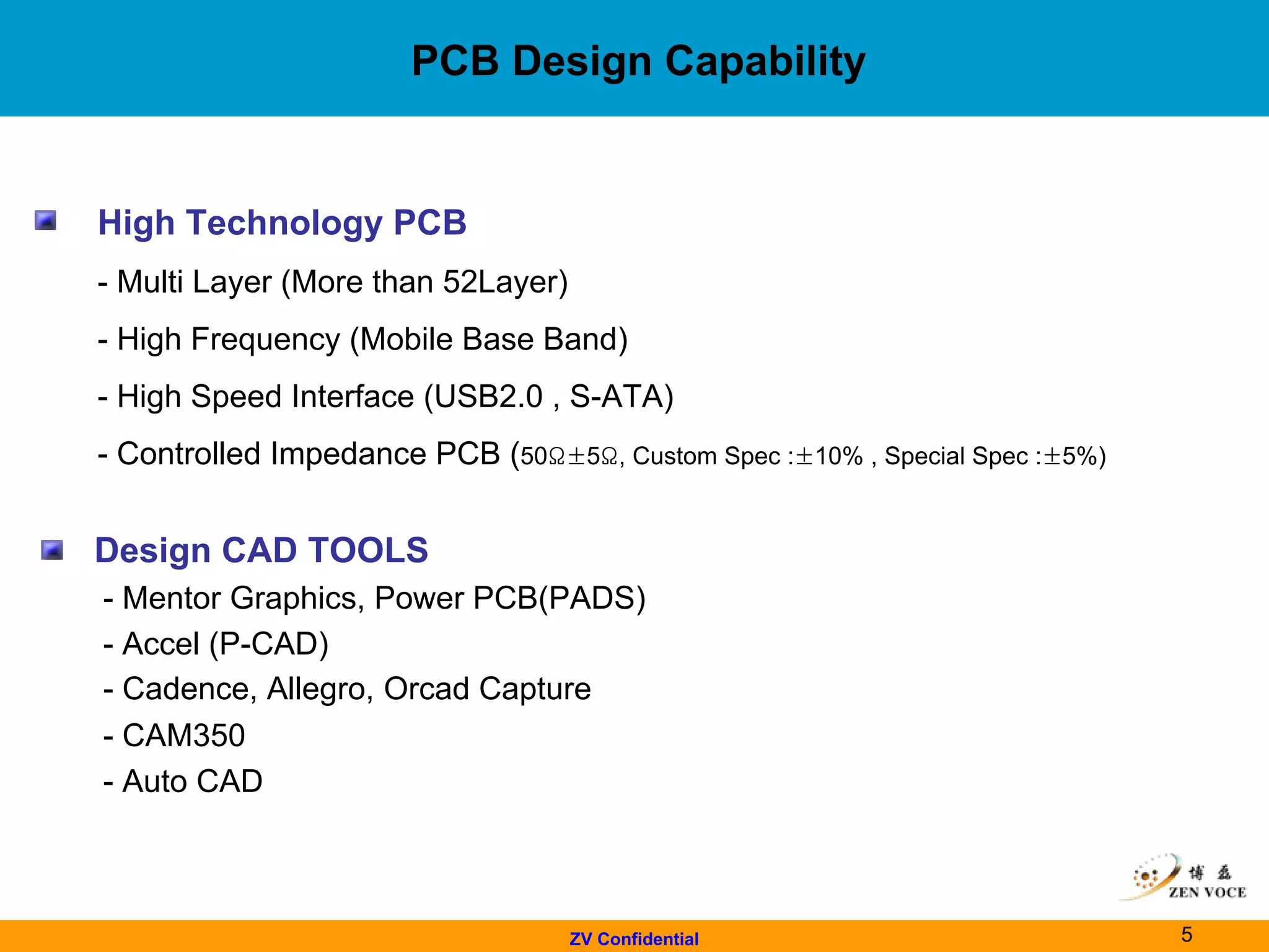 Zen Voce PCB Presentation | PDF