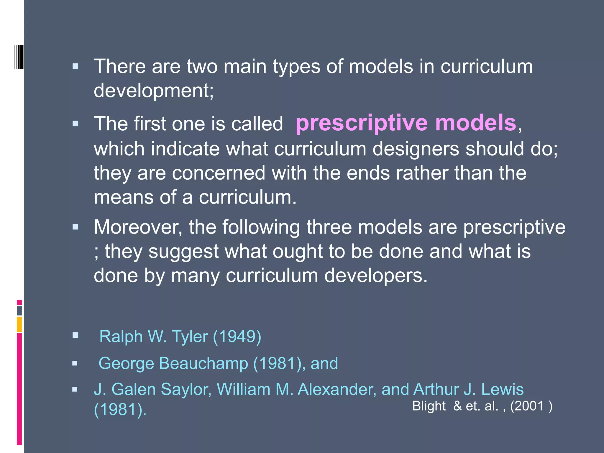 Curriculum Development - models | PPT