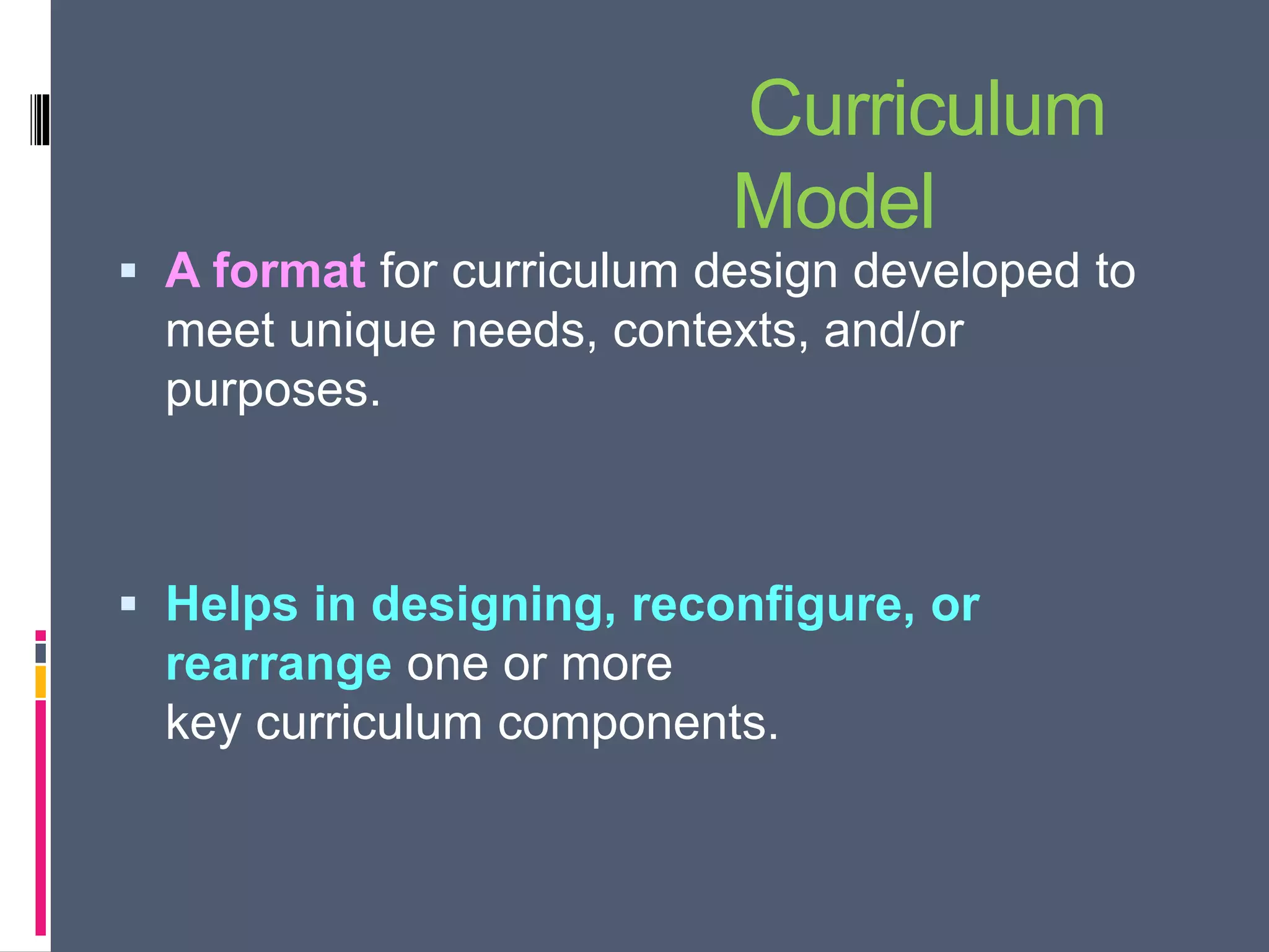 Curriculum Development - models | PPT