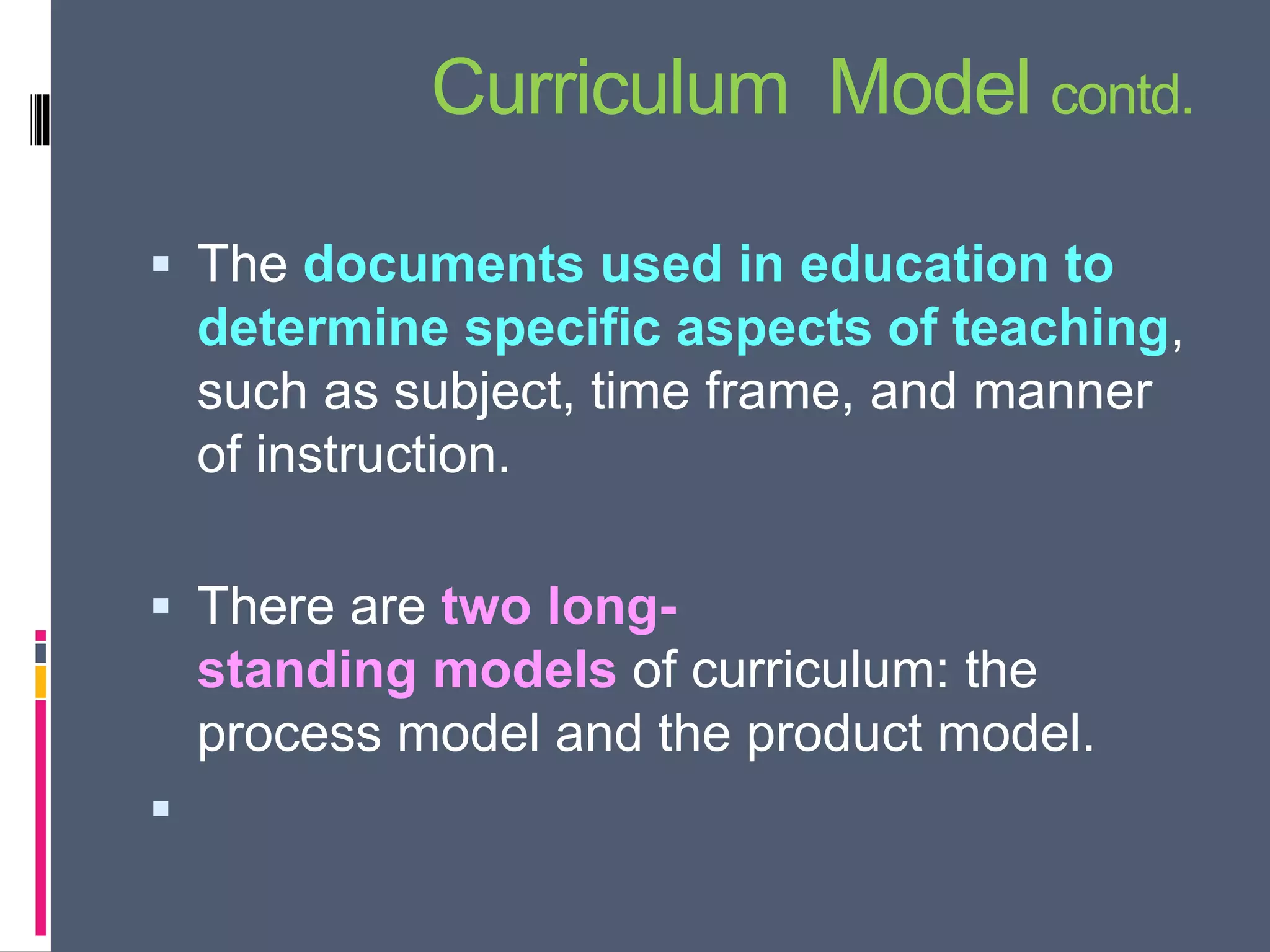 Curriculum Development - models | PPT