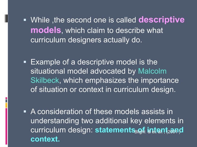 Curriculum Development - models | PPT