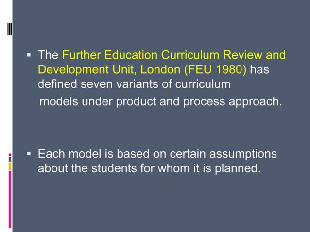 Curriculum Development - models | PPT